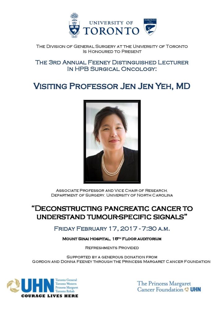 Distinguished Feeney Lecturer, Dr. Jen Jen Yeh Speaks Tomorrow ...